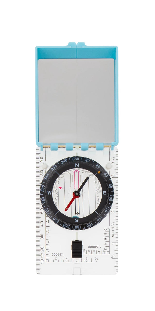 Adjustable Declination Folding Map Compass – Bushtukah