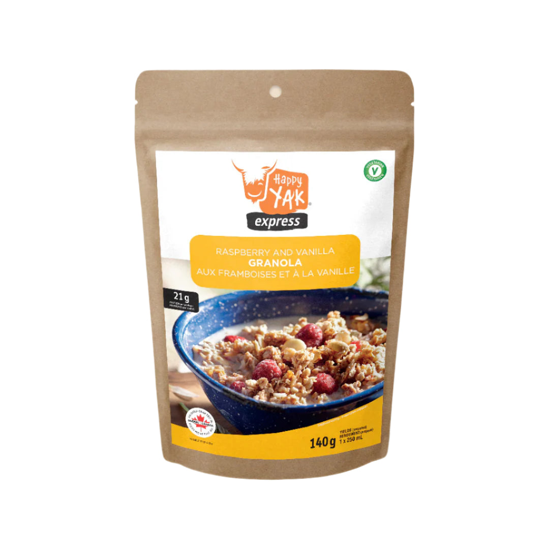 Raspberry and vanilla Granola – Bushtukah