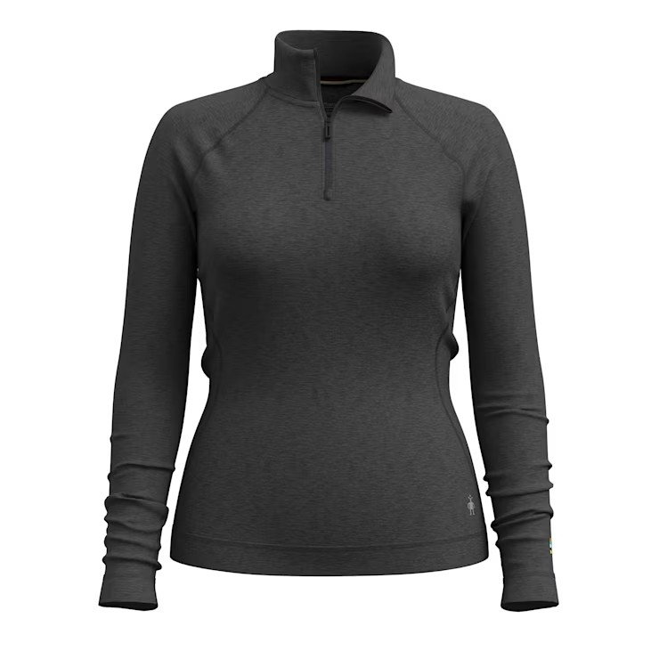 Classic Thermal Merino Base Layer Zip Neck - Long Sleeve - Women's ...